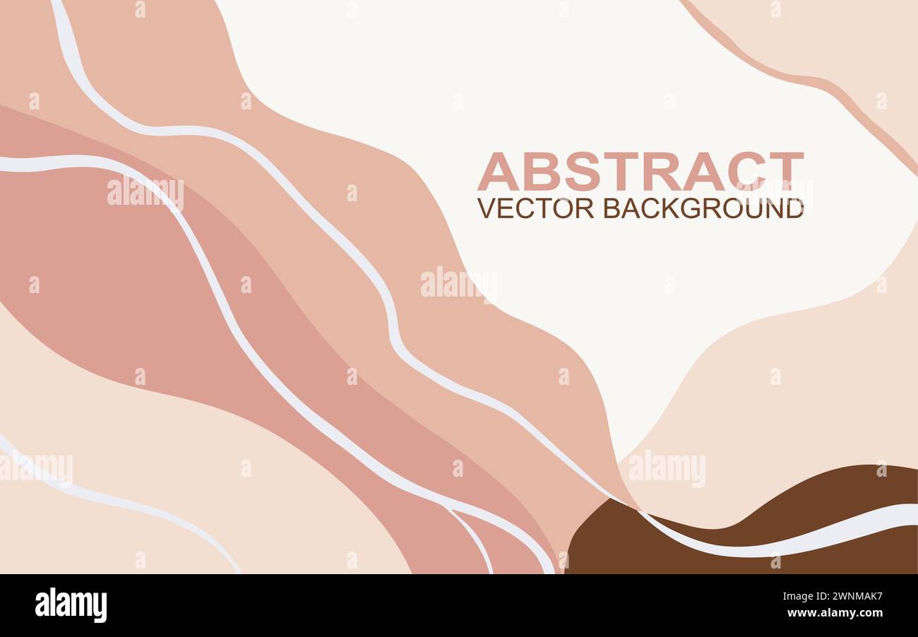 Abstract horizontal background with pastel waves Stock Vector Image ...