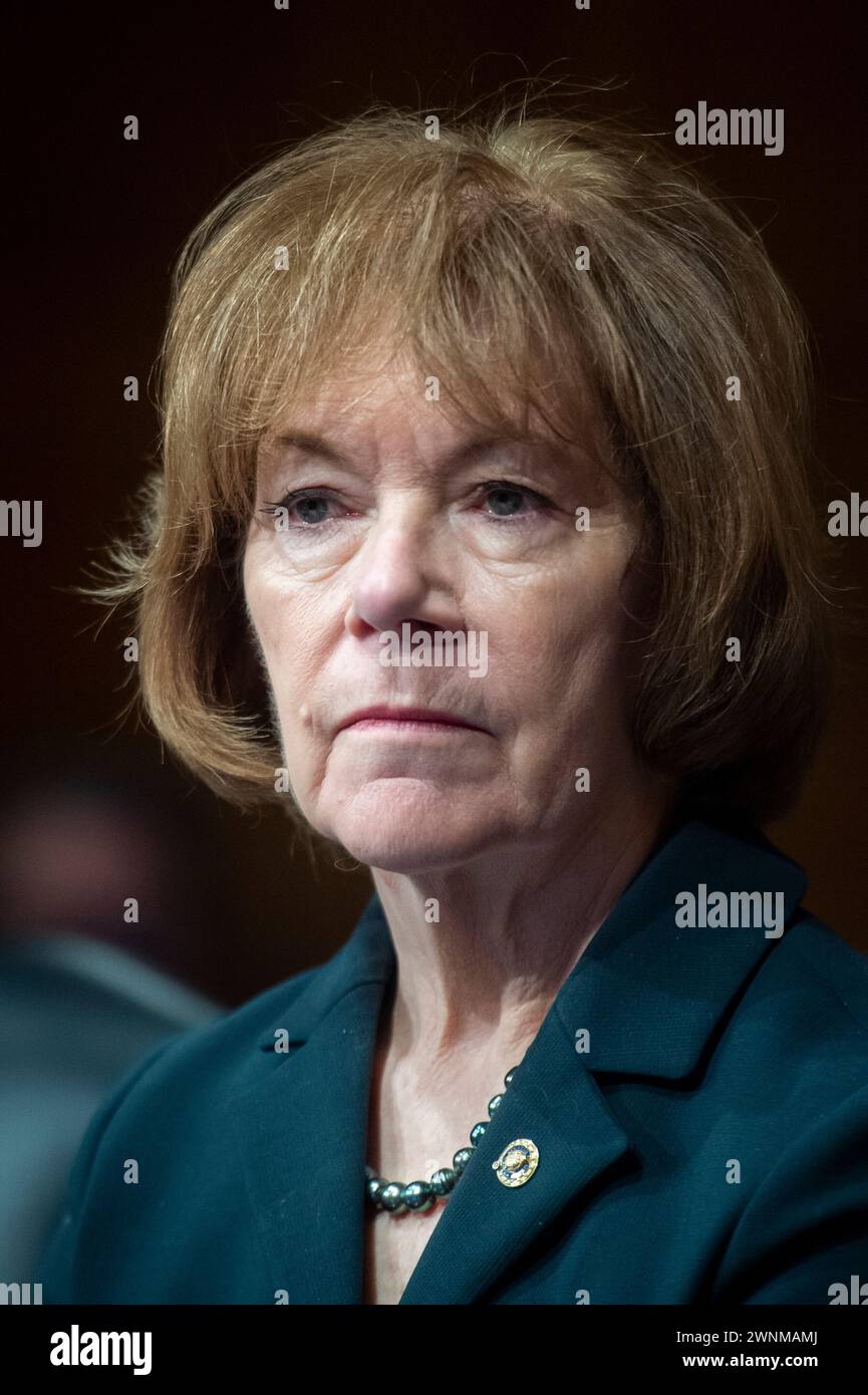 New York City. 18th Jan, 2024. United States Senator Tina Smith ...