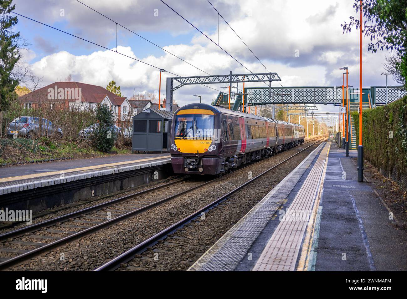 railway station electrified barnt green west midlands england uk Stock ...
