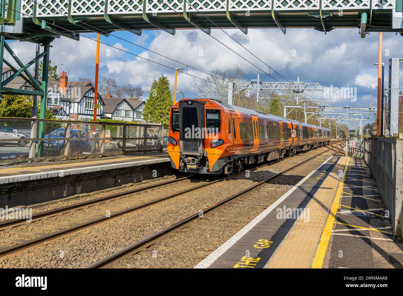 railway station electrified barnt green west midlands england uk Stock ...