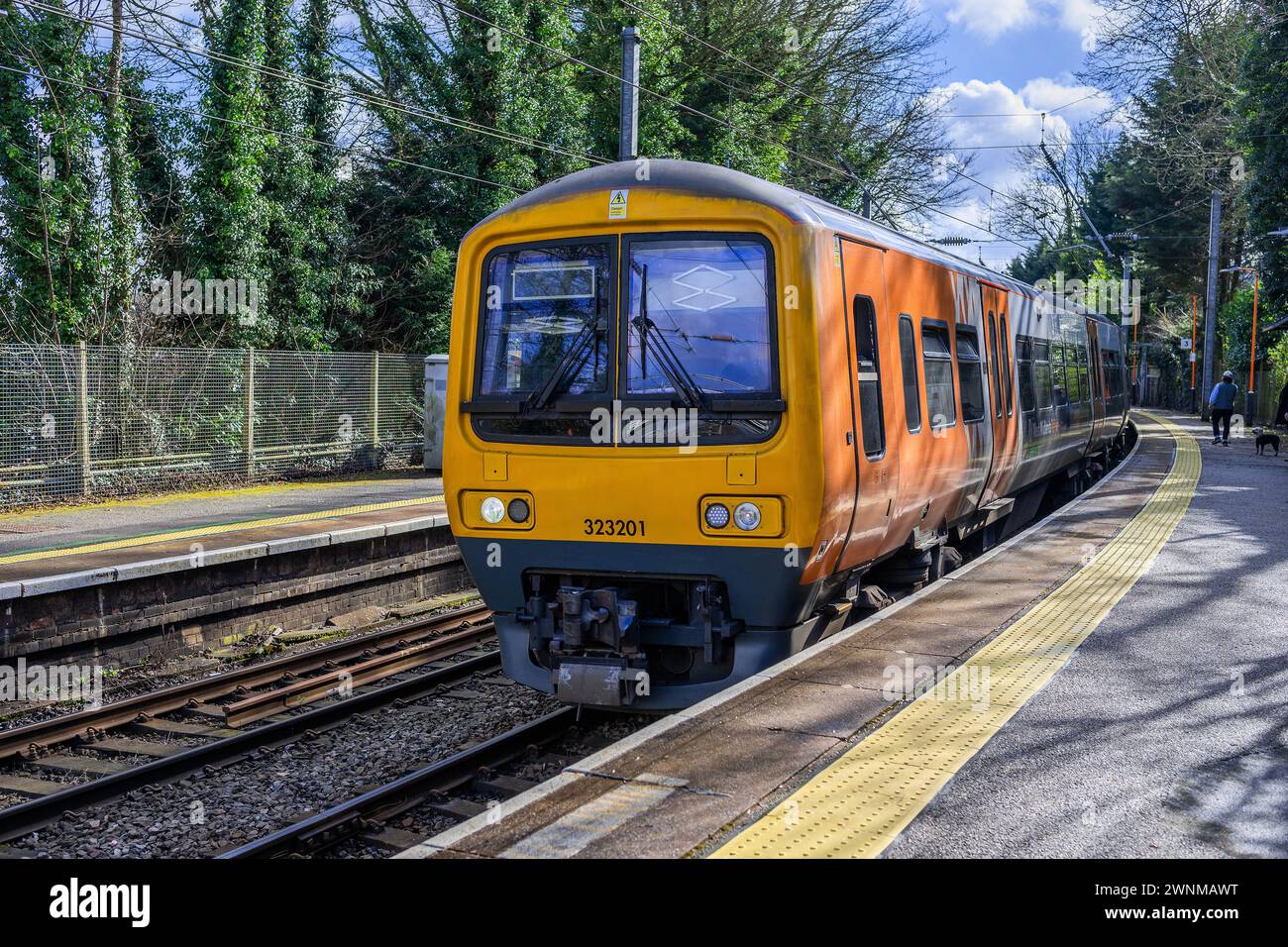 railway station electrified barnt green west midlands england uk Stock ...