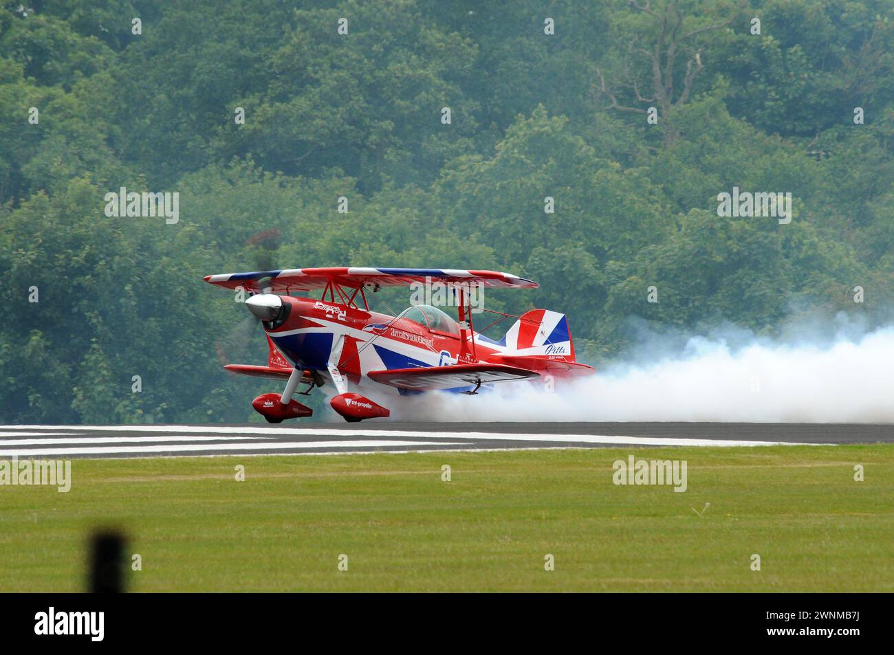 Rich Goodwin in his Pitts "S-2S Special" at Cosford Air Show, 2015 ...