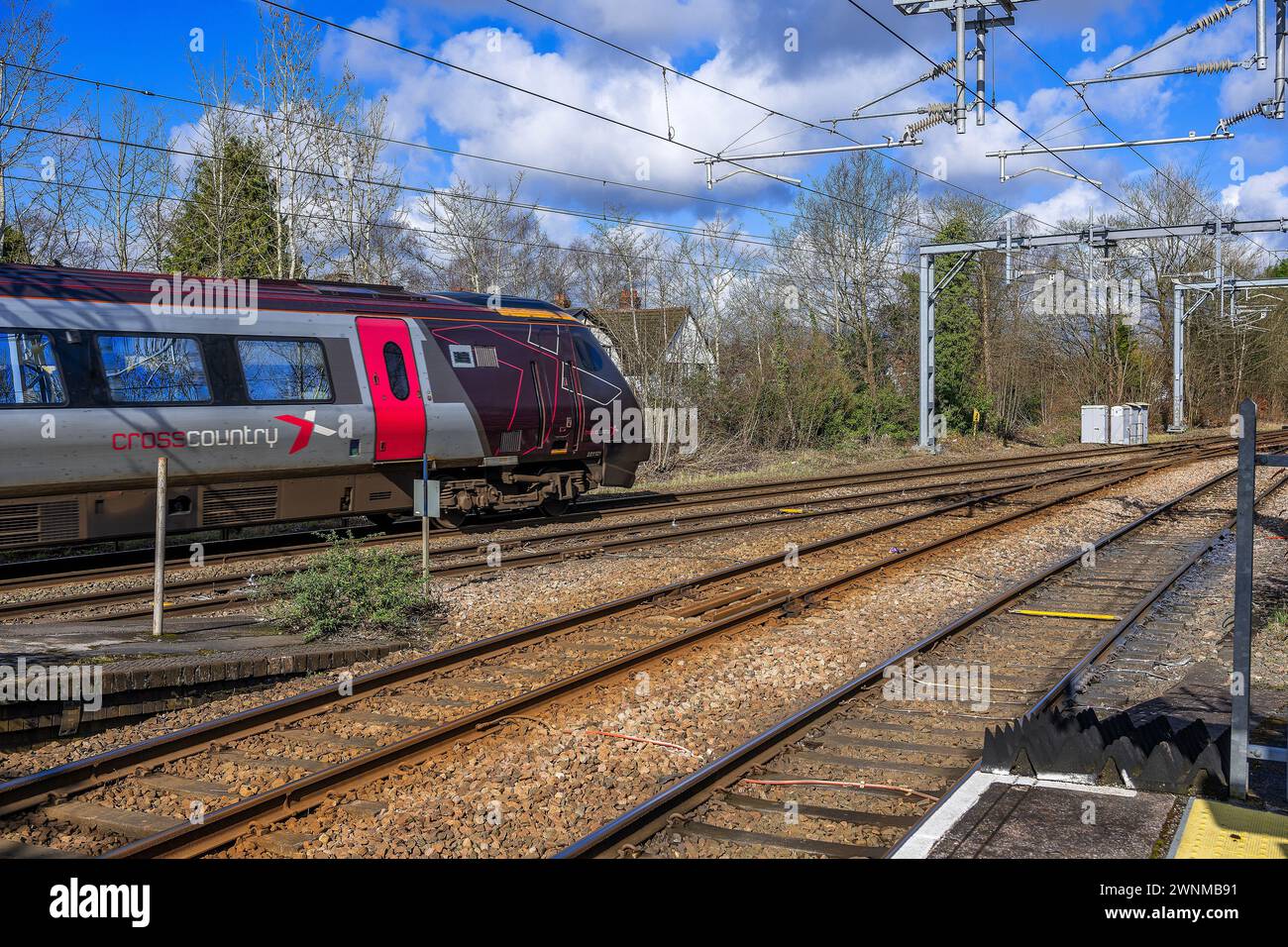 railway station electrified barnt green west midlands england uk Stock ...