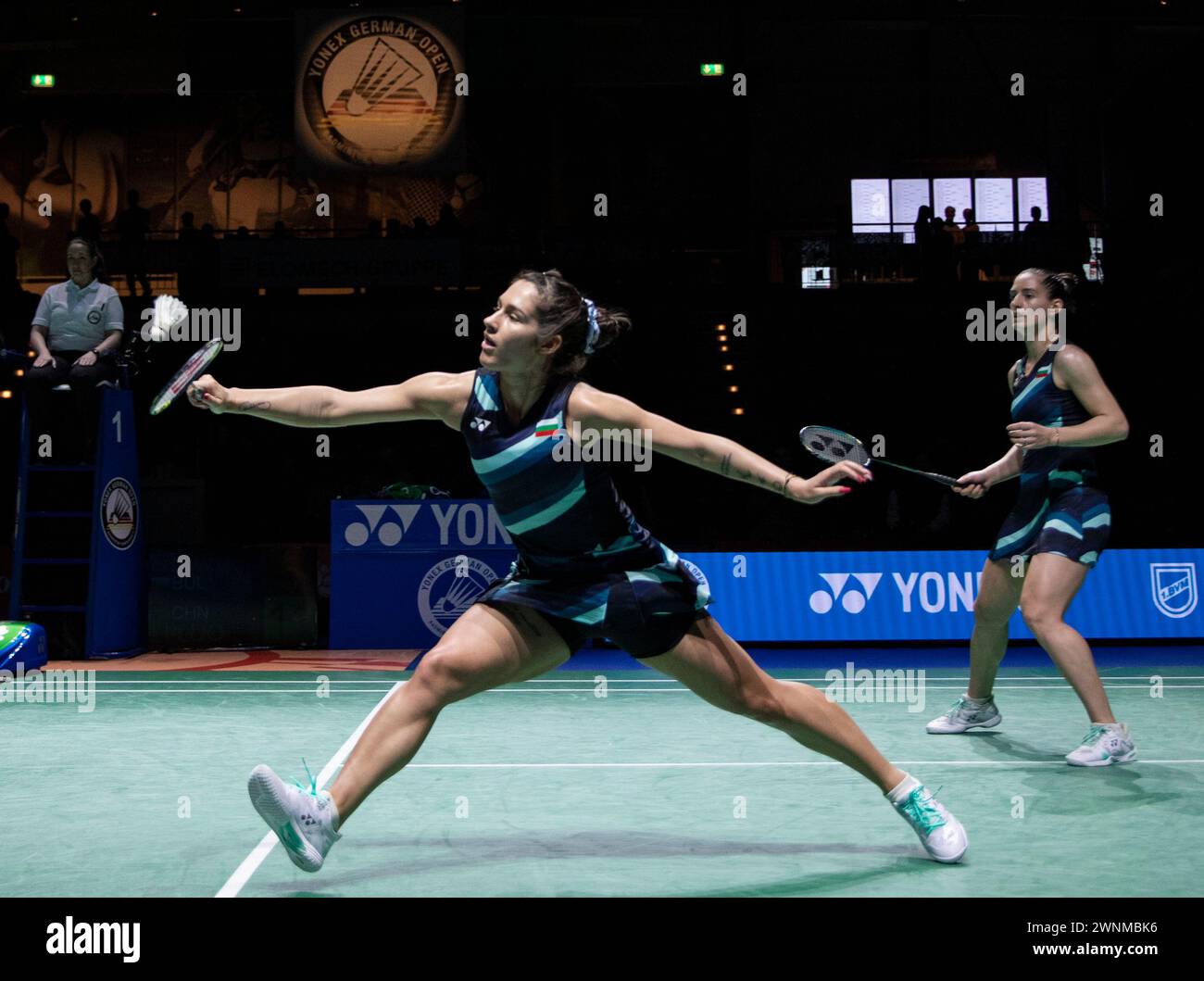 Muelheim, Germany. 3rd Mar, 2024. Gabriela Stoeva (L) /Stefani Stoeva ...