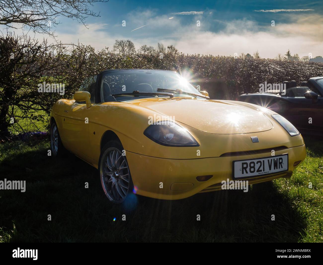 1997 Fiat Barchetta R281VWR on display at the Banbury Car & Bike Meet ...