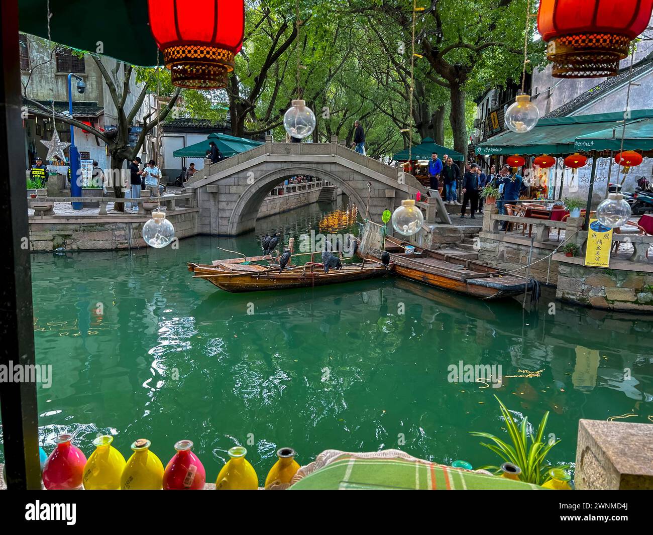 Suzhou, China, Large Crowd People, Chinese Tourists, Street Scenes, Old ...