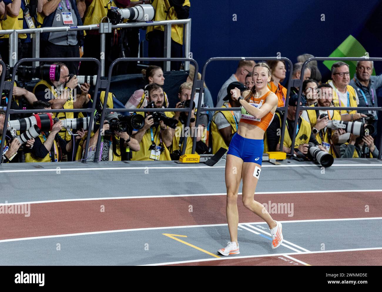 GLASGOW 20240302The Netherlands' Femke Bol won gold in the 400m and ...
