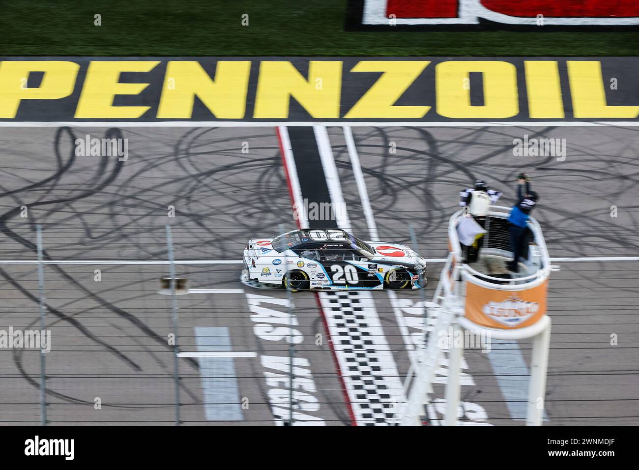LAS VEGAS, NV - MARCH 02: John Hunter Nemechek (#20 Joe Gibbs Racing ...