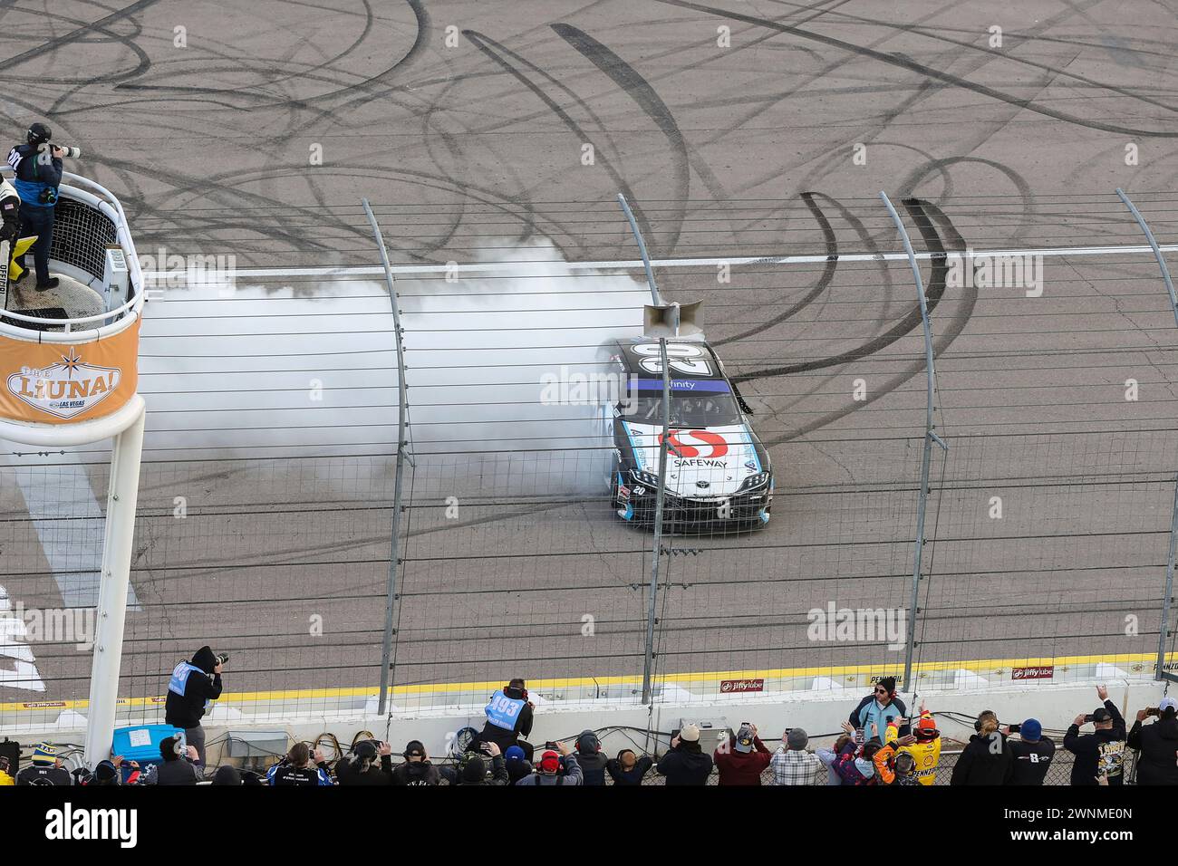 LAS VEGAS, NV - MARCH 02: John Hunter Nemechek (#20 Joe Gibbs Racing ...