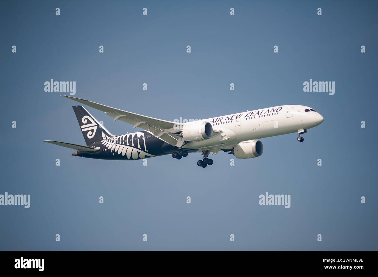 02.08.2023, Singapore, Republic of Singapore, Asia - An Air New Zealand ...