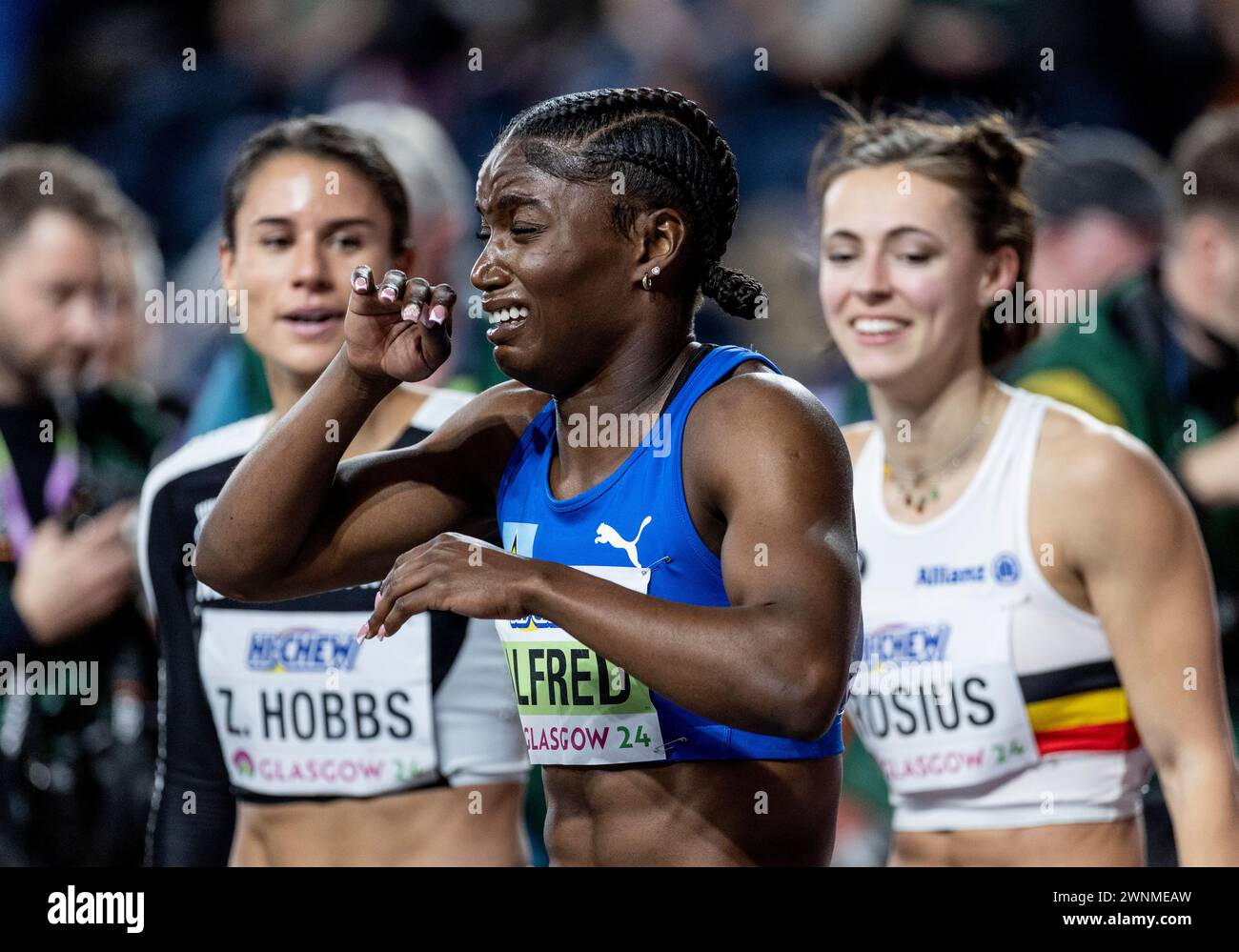 Glasgow, UK. 02nd Mar, 2024. GLASGOW 20240302Saint Lucia's Julien ...
