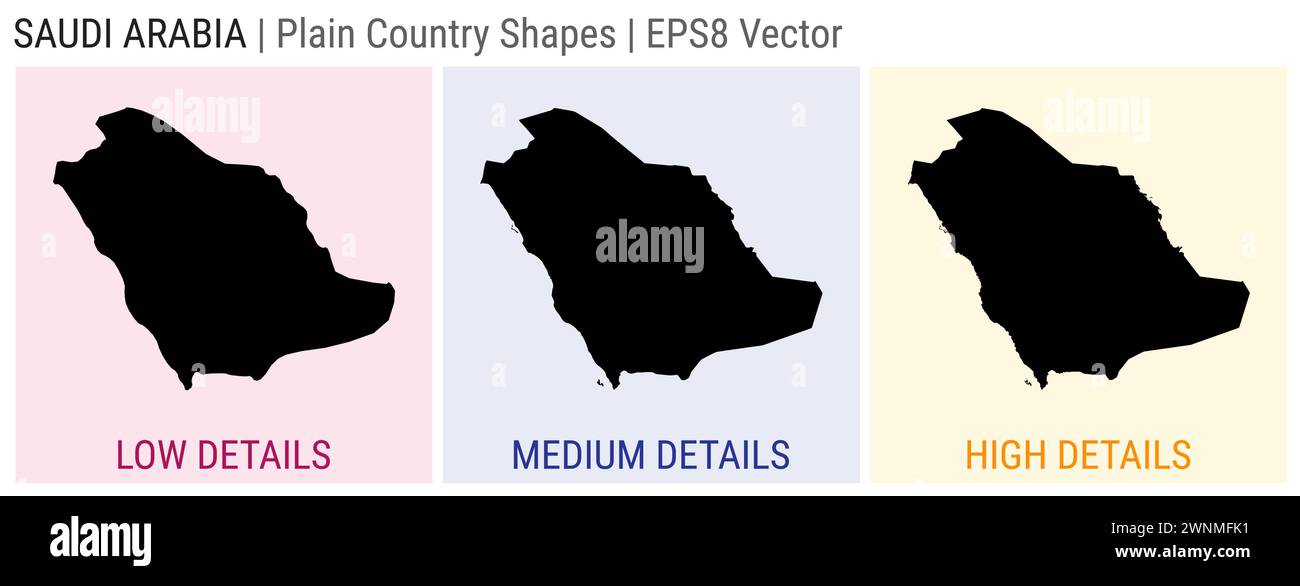 Maps of saudi arabia hi-res stock photography and images - Alamy