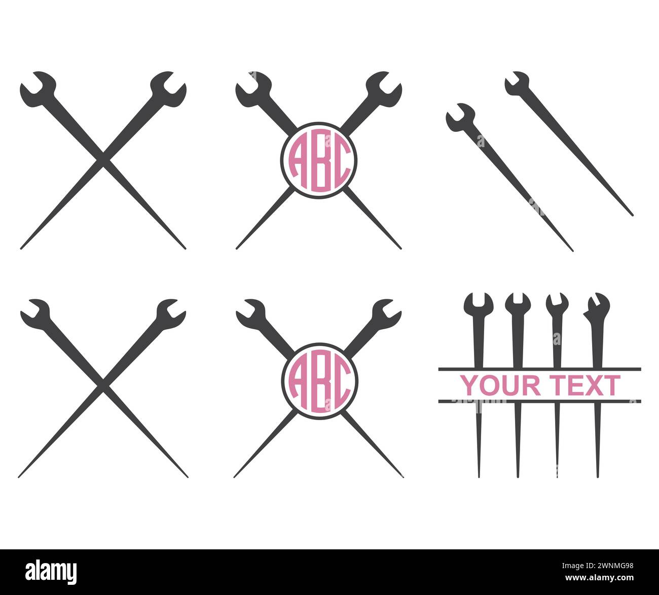 Spud Wrench, Spud Wrench clipart, Iron Worker SVG, Spud Wrench Split ...