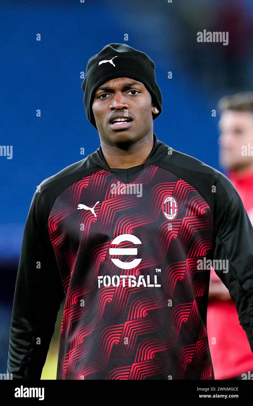 Rafael Leao of AC Milan looks on during the Serie A TIM match between ...
