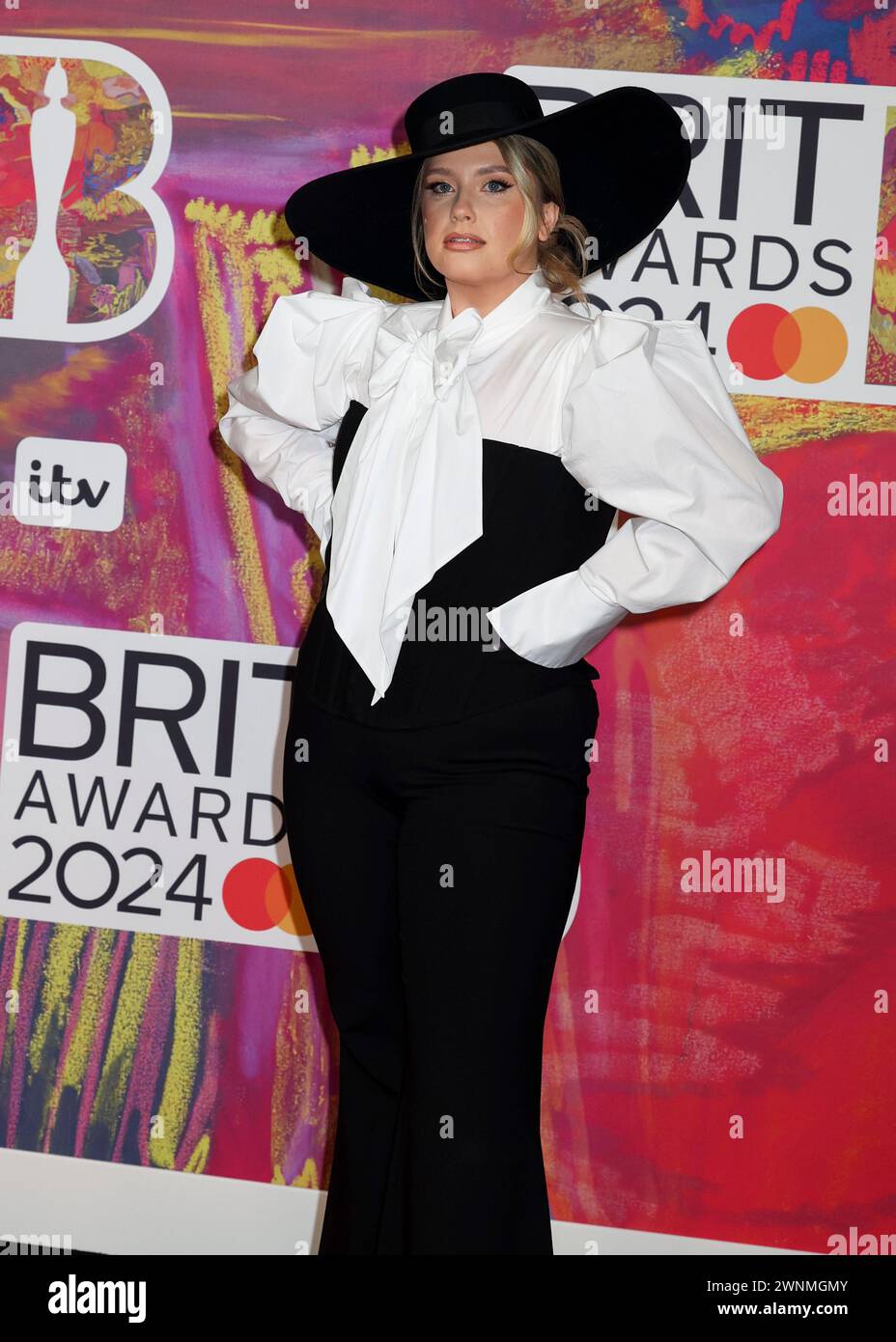 London, UK. 02nd Mar, 2024. Ella Henderson attends the BRIT Awards 2024 ...