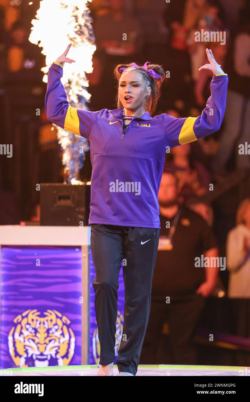 Baton Rouge, USA. 01st Mar, 2024. March 01, 2024: LSU's KJ Johnson is ...