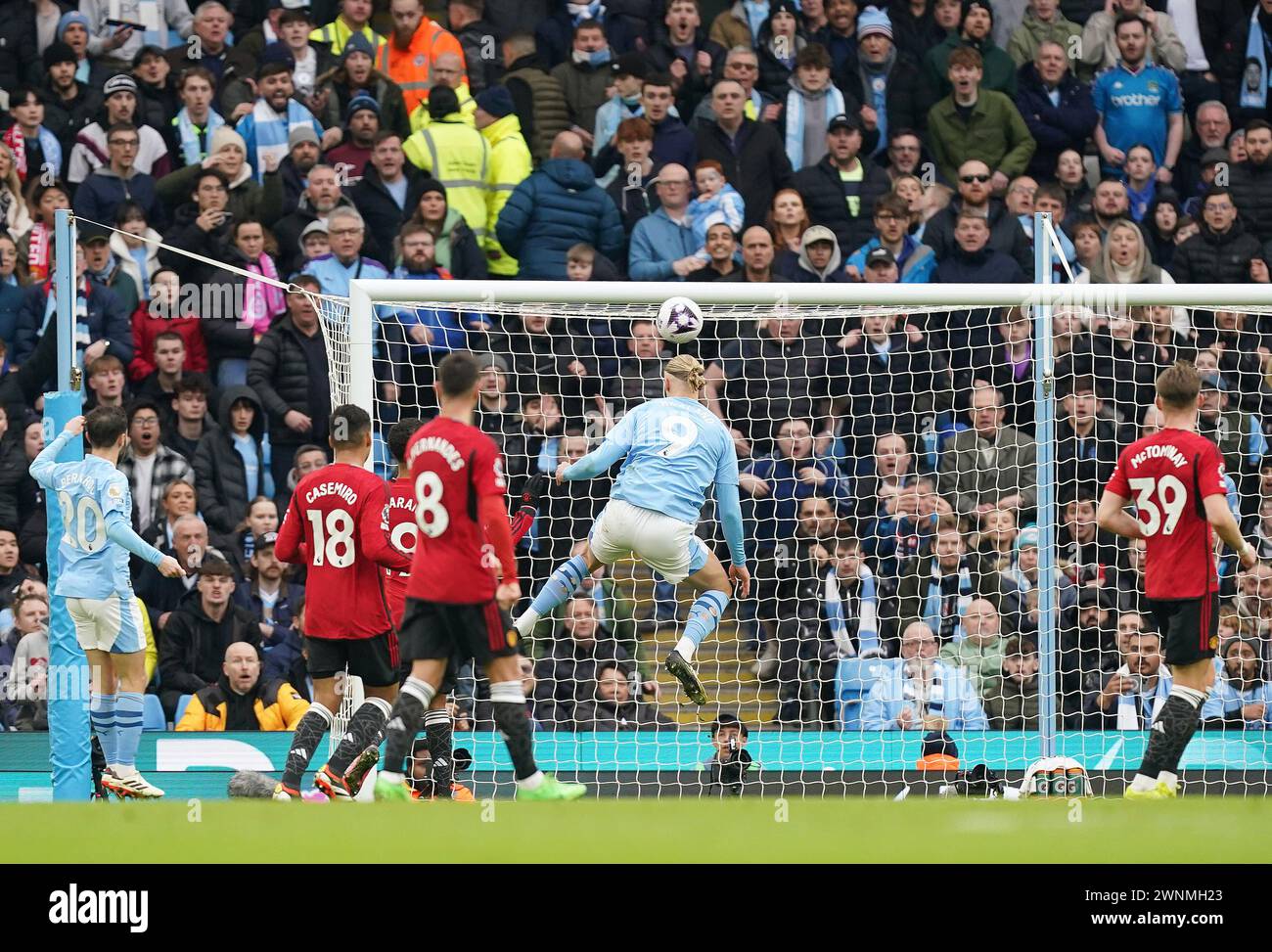 Erling haaland goal v manchester united hi-res stock photography and ...