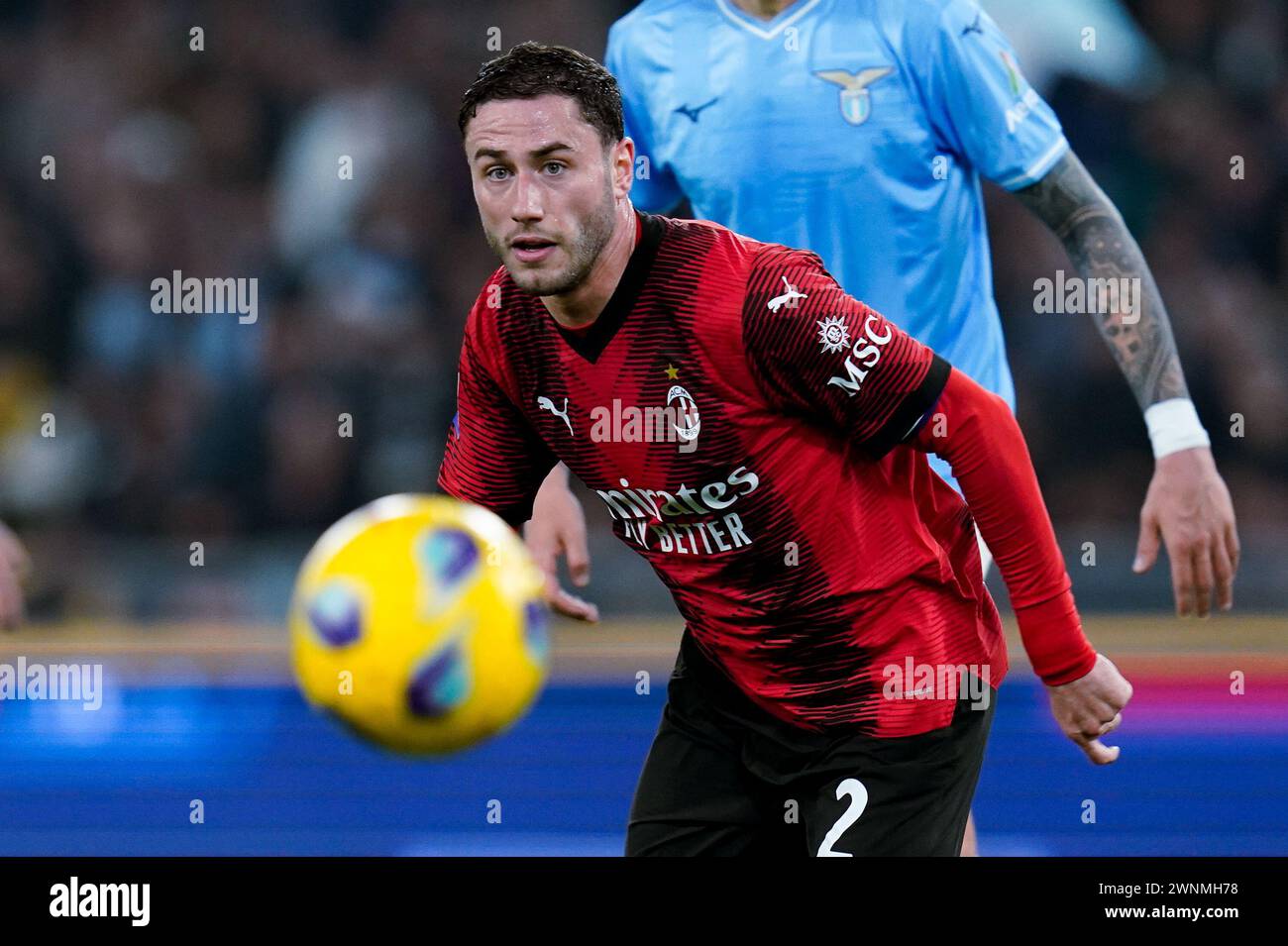 Rome, Italy. 01st Mar, 2024. Davide Calabria of AC Milan during the ...