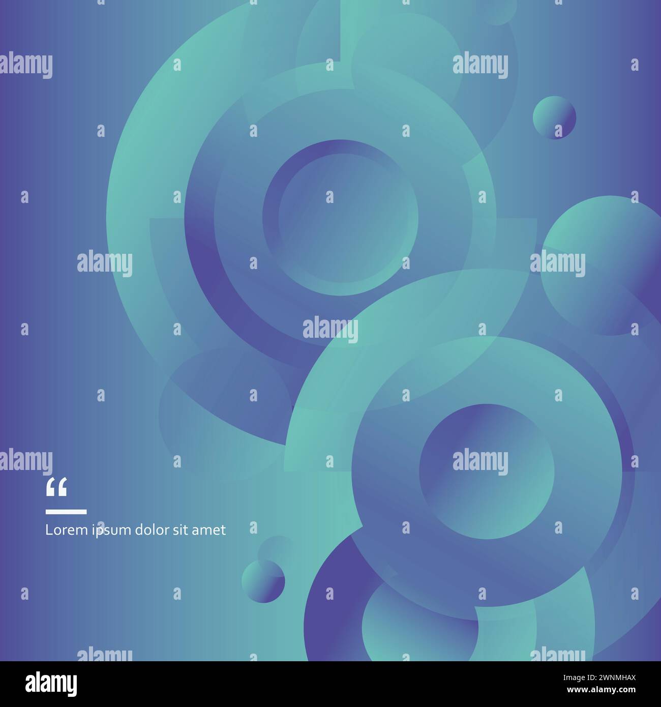 Circles gradient vector design. Minimal modern gradient. Abstract cover background. Dynamic ...