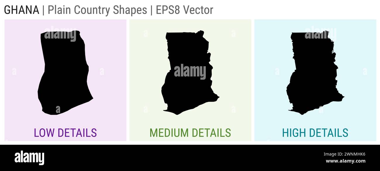 Maps of ghana hi-res stock photography and images - Alamy