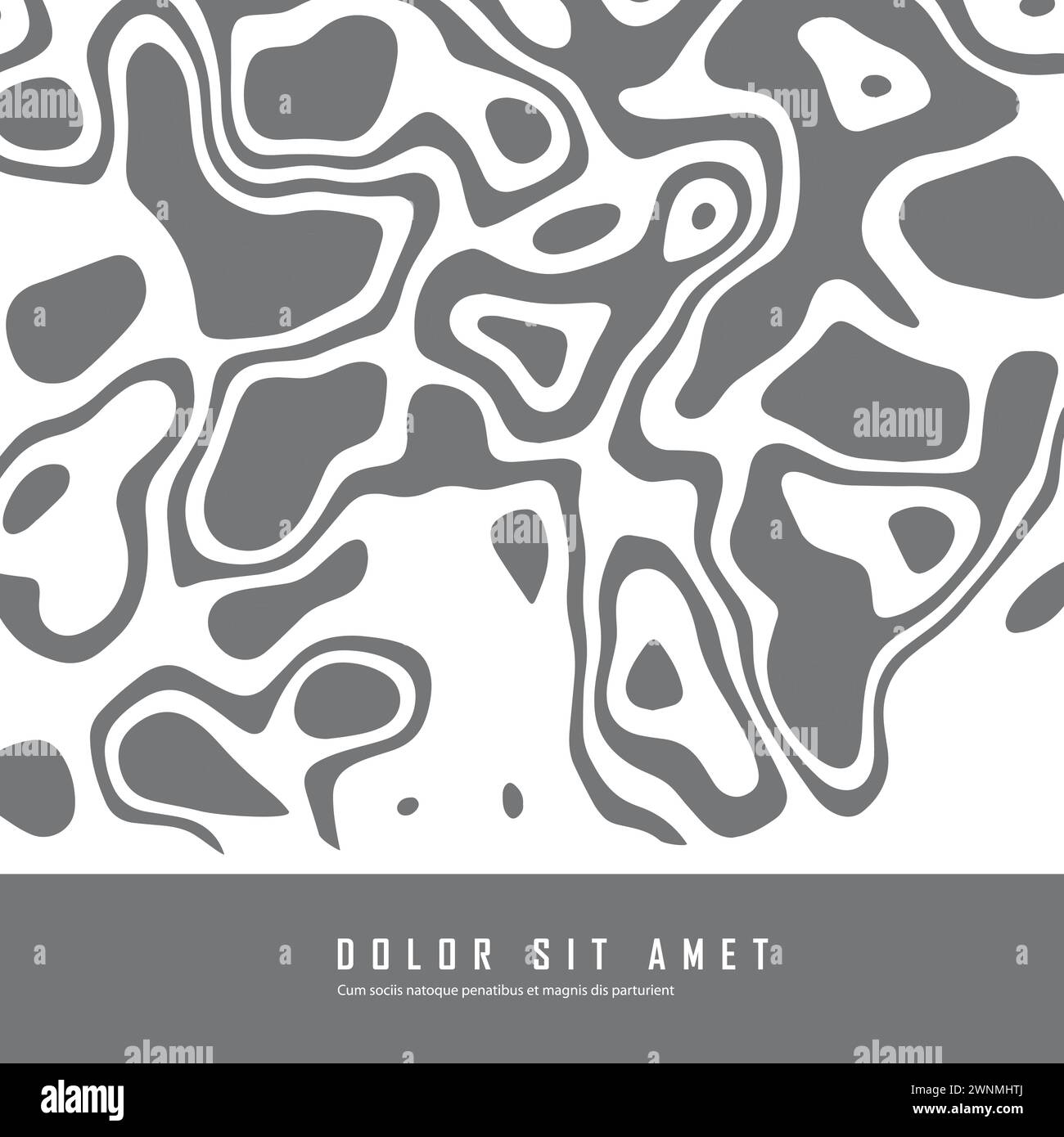 Vector topographic map background. Line topography map pattern. Contour ...