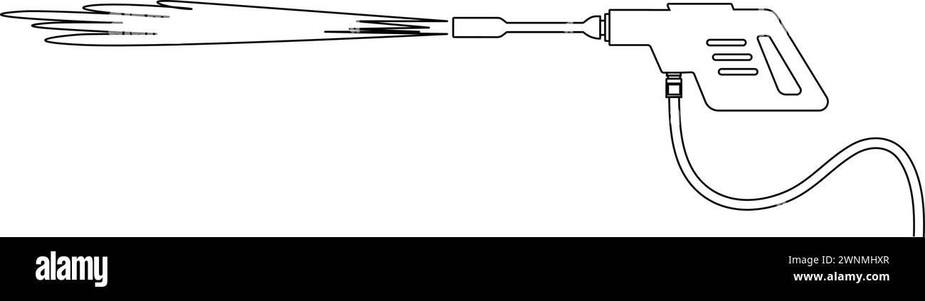 High pressure water gun icon vector illustration design Stock Vector ...