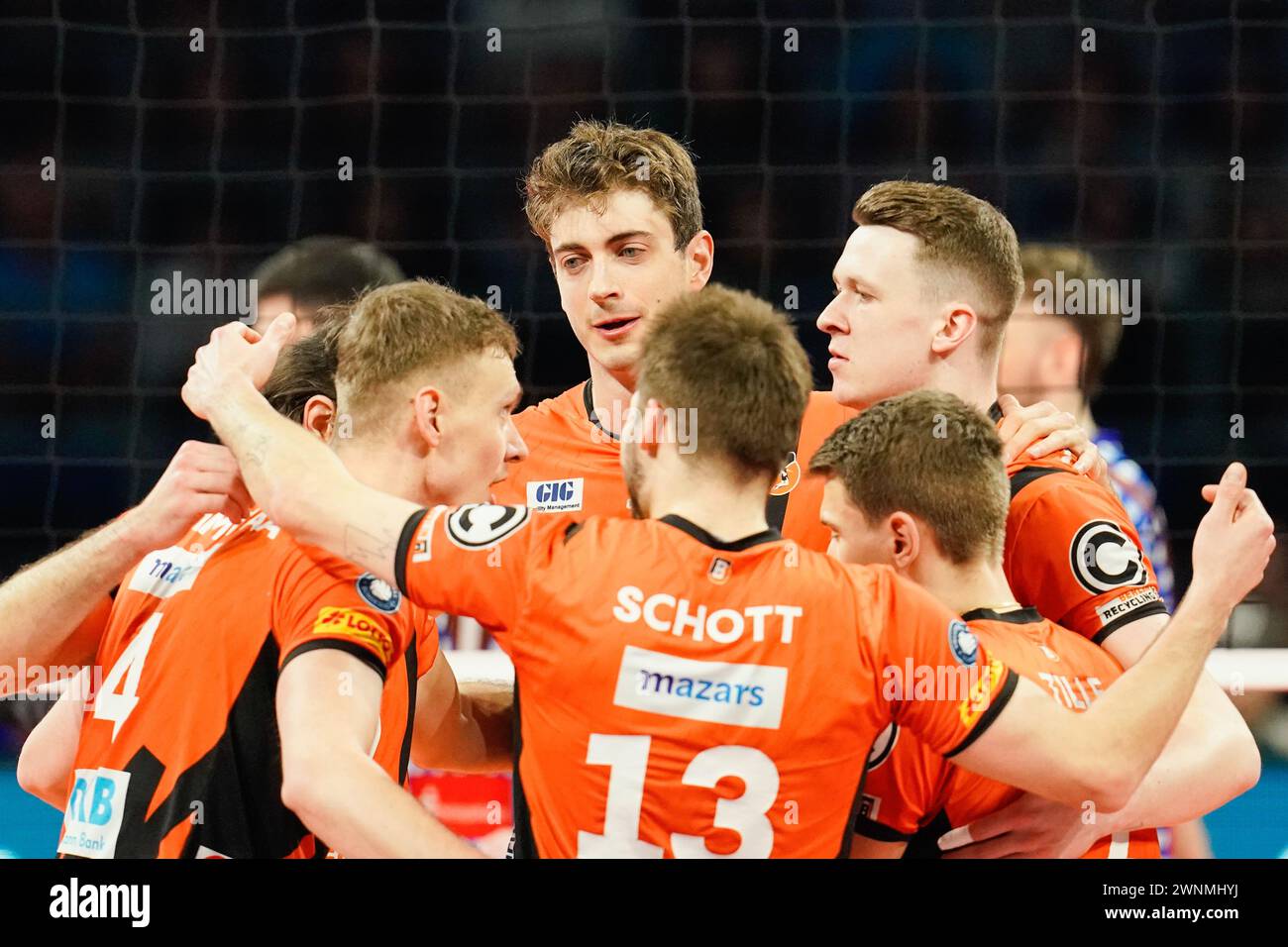 Mannheim, Germany. 03rd Mar, 2024. Volleyball, Men: DVV Cup, TSV ...