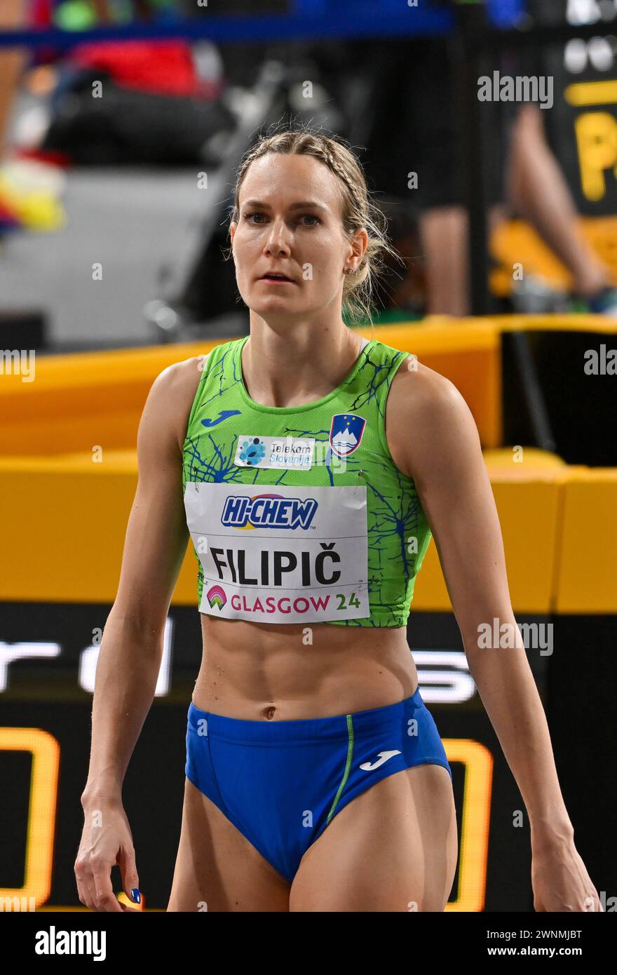 Glasgow, Scotland, UK. 03rd Mar, 2024. Neja FILIPIČ (SLO) in the Womens ...
