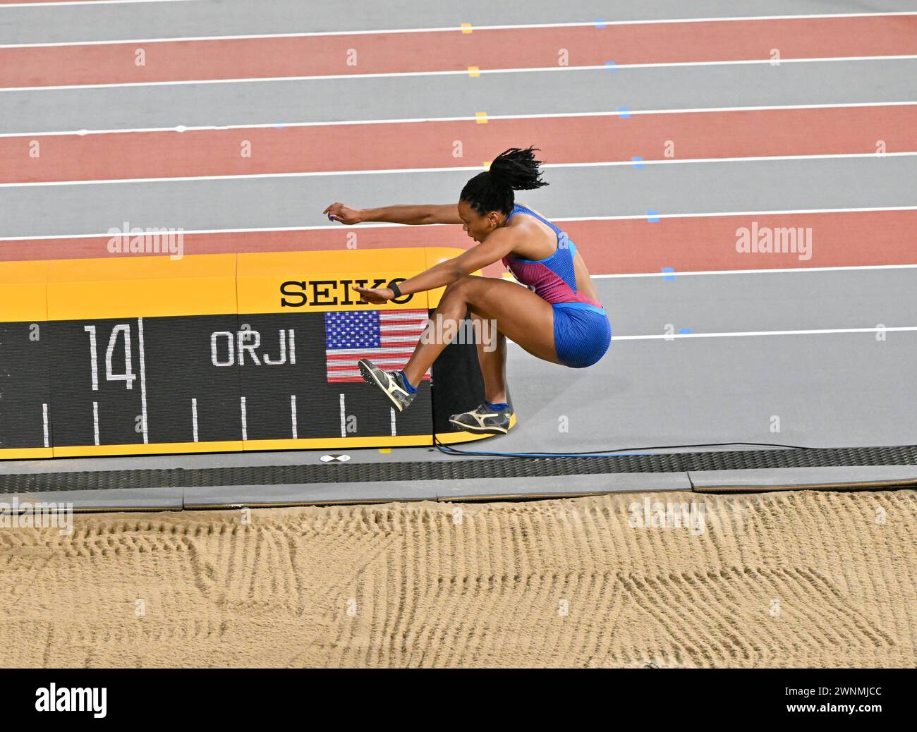 Glasgow, Scotland, UK. 03rd Mar, 2024. Keturah ORJI (USA) in the Womens ...