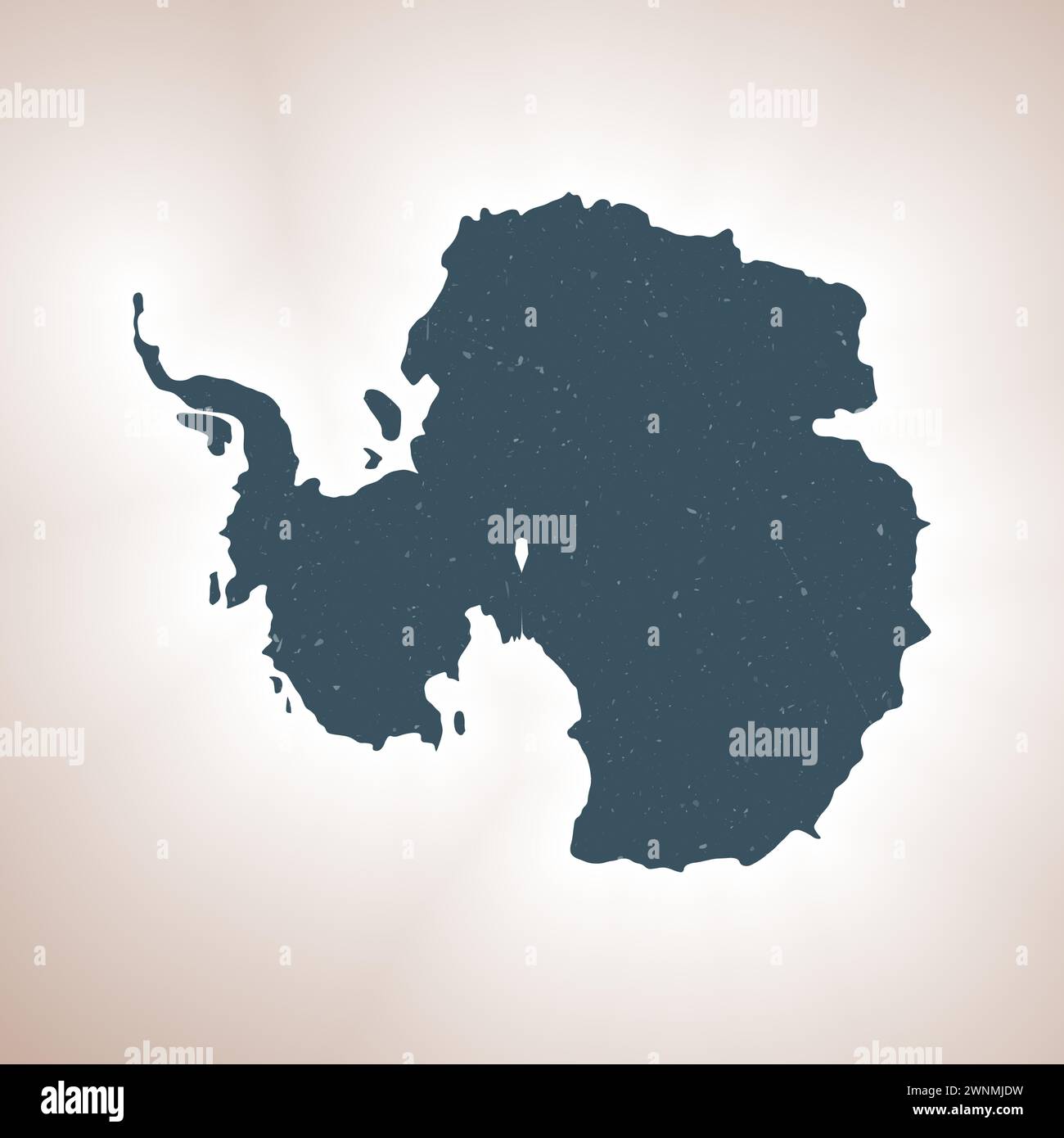 Antarctica shape on gradient background. Country map with scratch ...