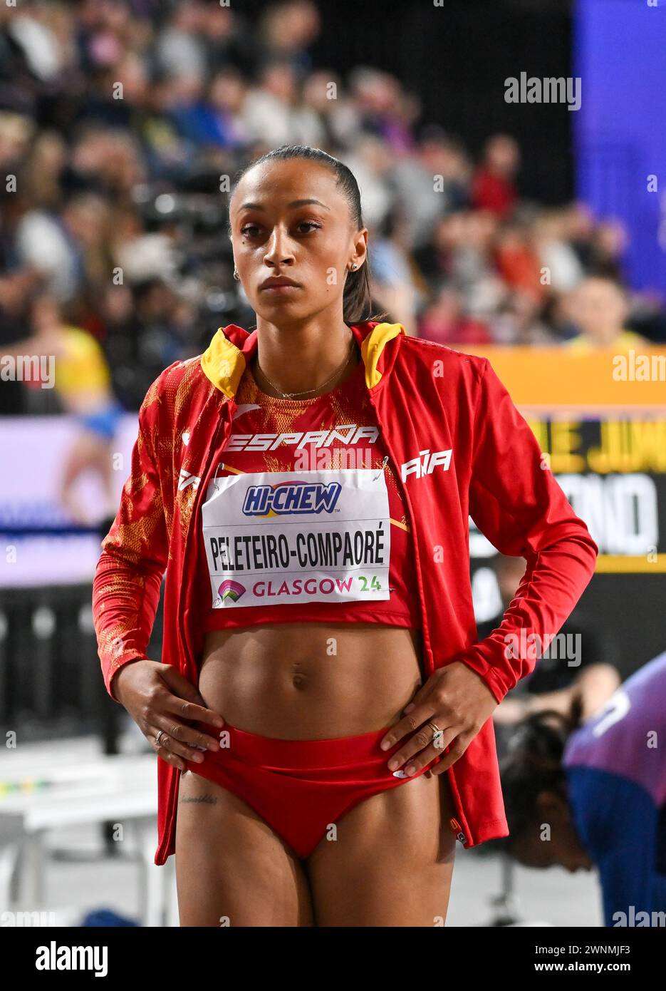 Glasgow, Scotland, UK. 03rd Mar, 2024. Ana PELETEIRO-COMPAORÉ (ESP) in ...