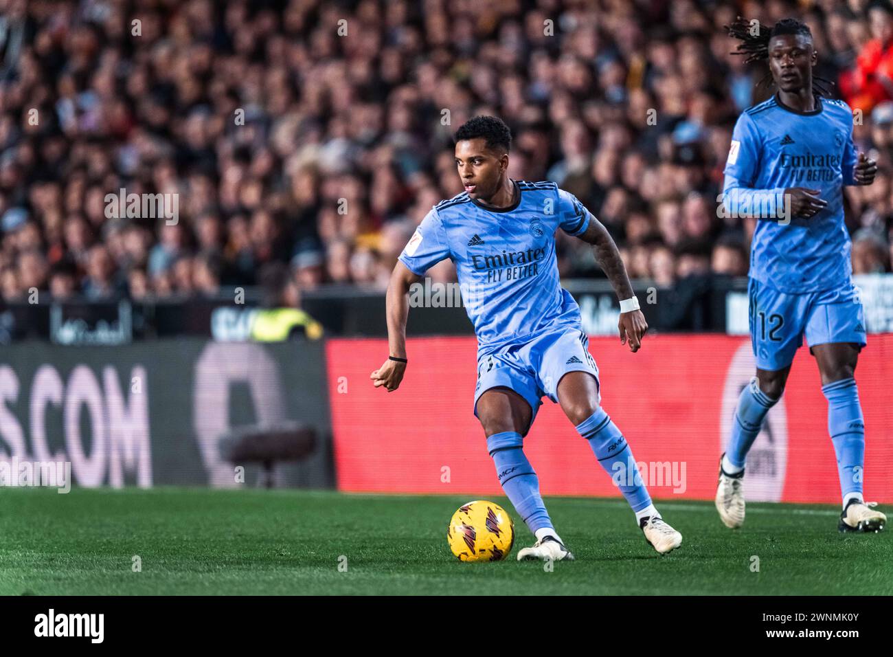 Rodrygo Goes of Real Madrid during the Spanish championship Liga ...