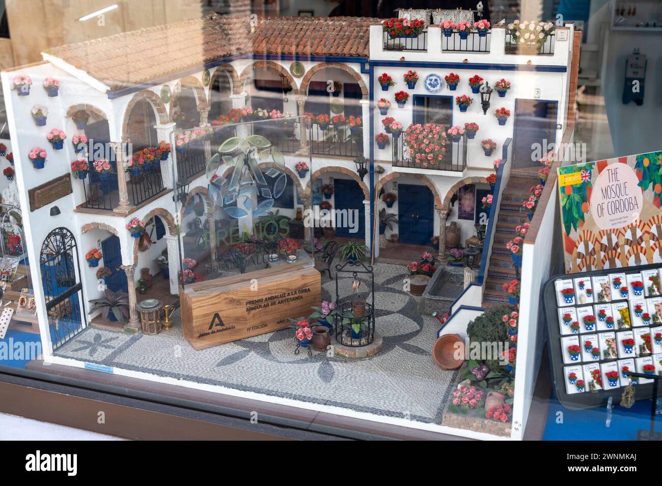 Miniature patio makers – Spain. The large-scale model of a patio that ...