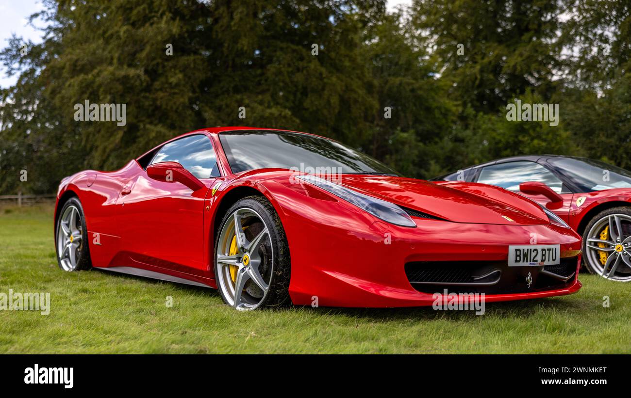 2012 Ferrari 458 Italia, on display at the Salon Privé Concours d ...