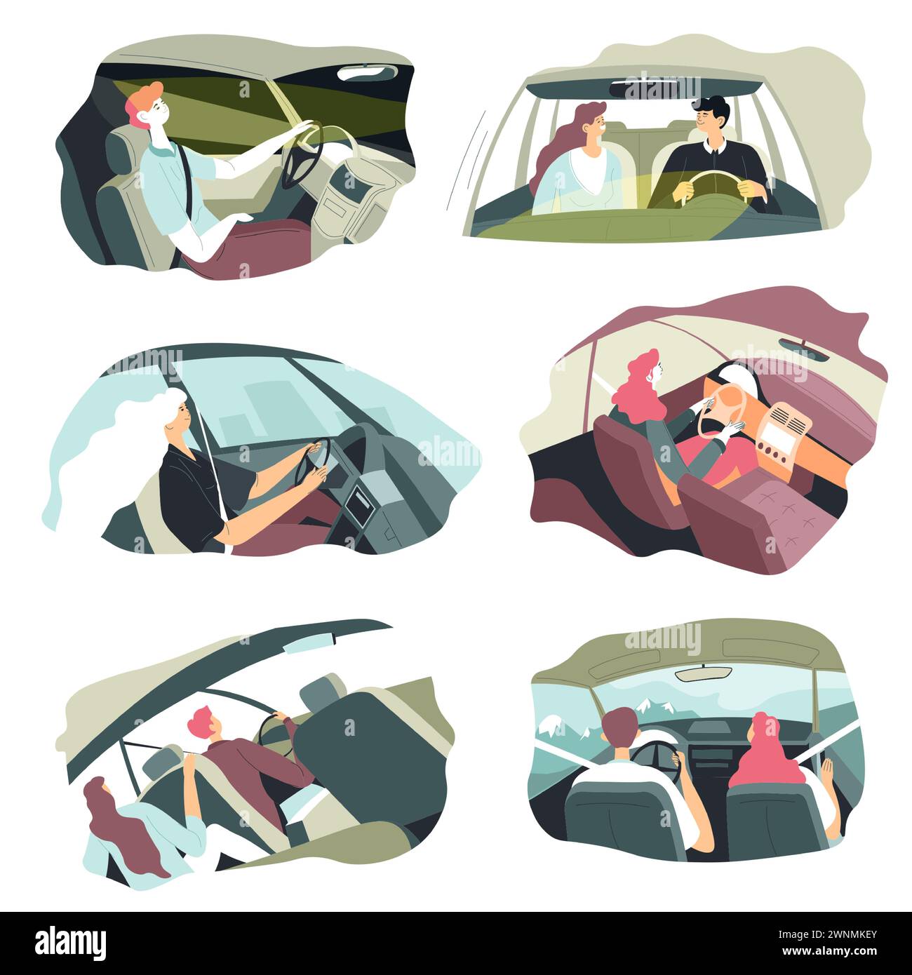 Couples trip Stock Vector Images - Alamy