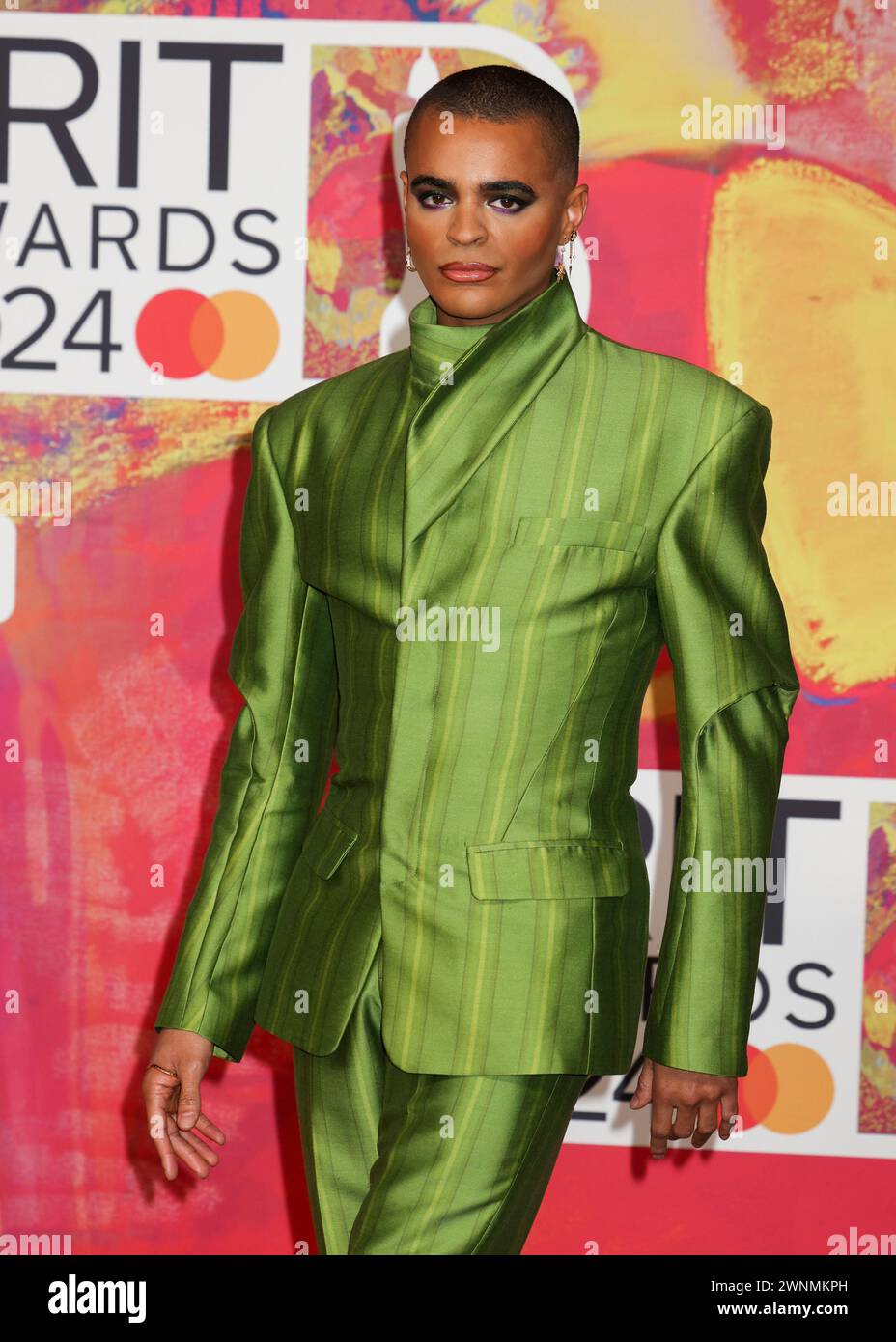 London, UK. 02nd Mar, 2024. Layton Williams attends the BRIT Awards ...