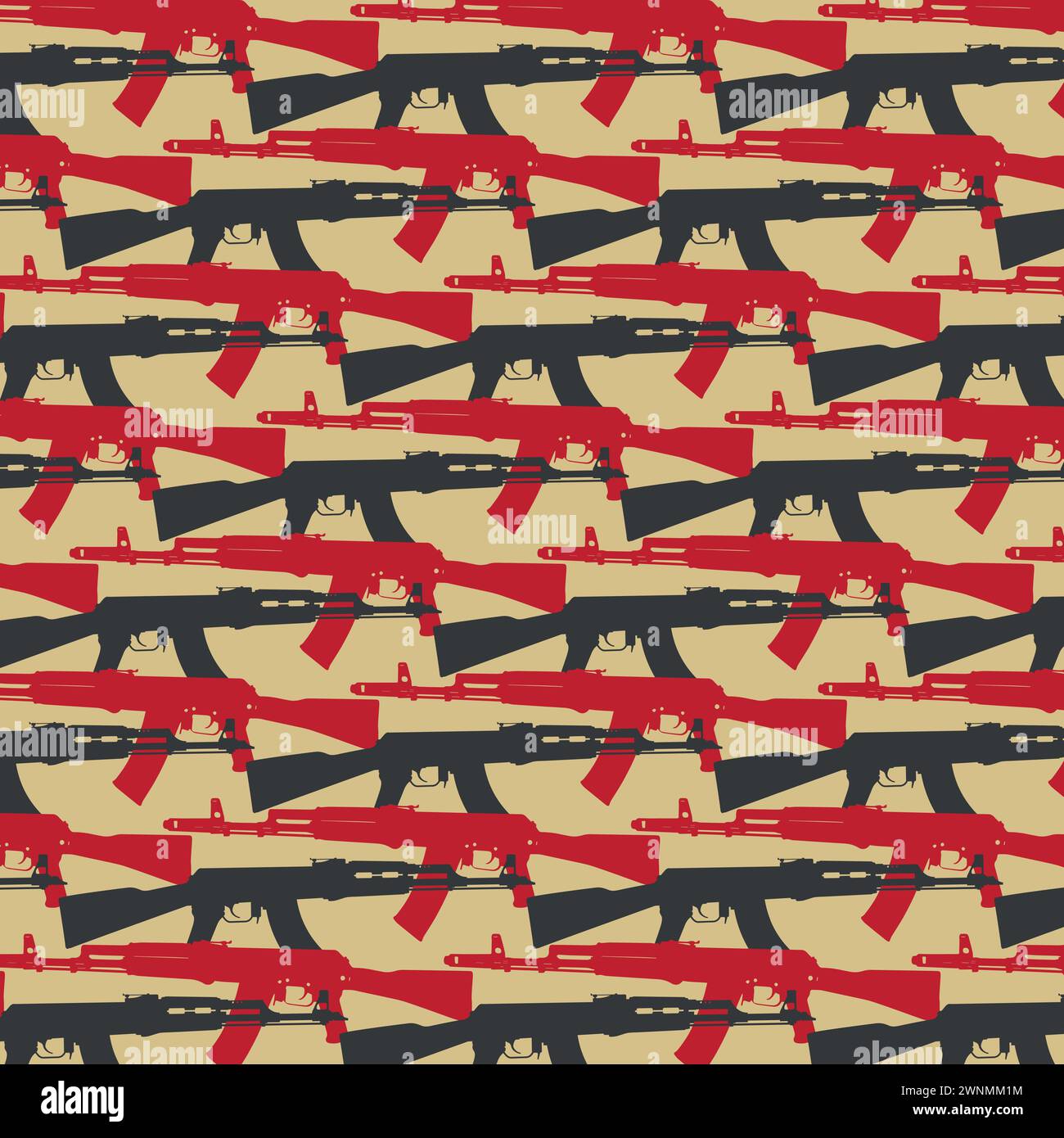 Kalashnikov Russian gun steamless texture. Vector. Eps. Vector ...