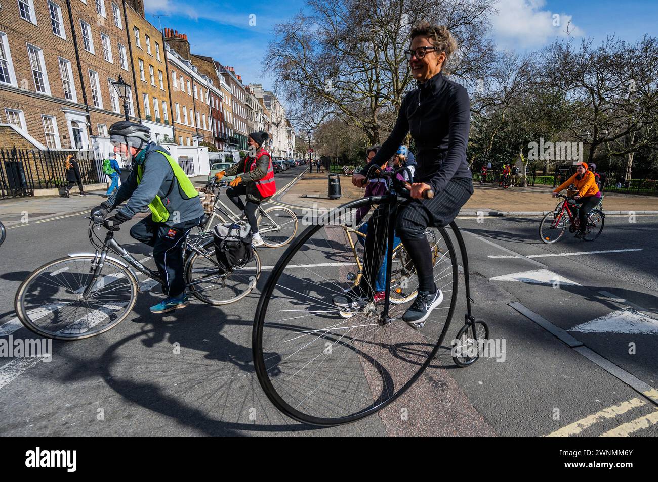 London, UK. 3rd Mar, 2024. The LCC (London Cycling Campaign) Freedom to ...