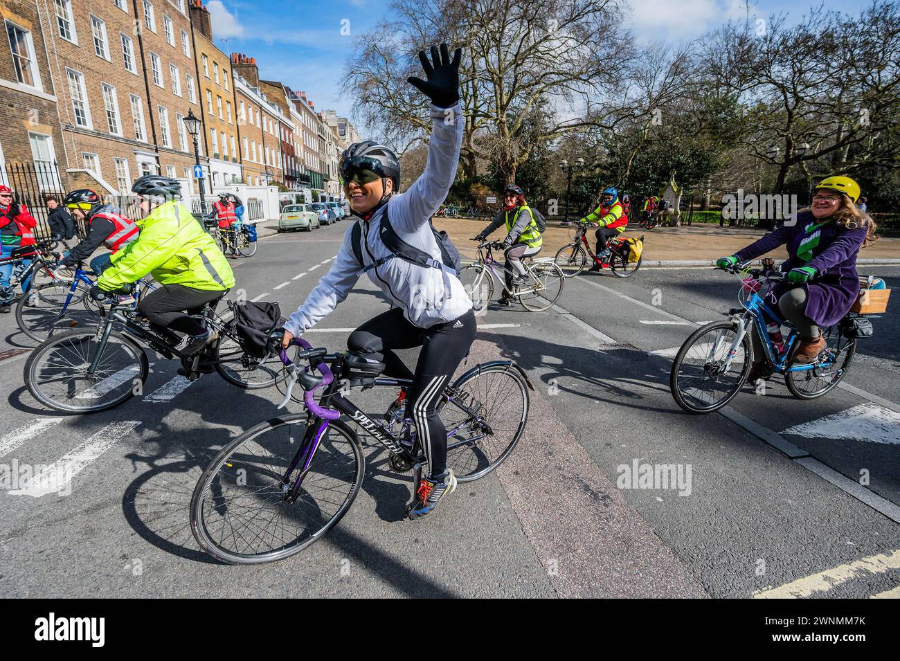 London, UK. 3rd Mar, 2024. The LCC (London Cycling Campaign) Freedom to ...