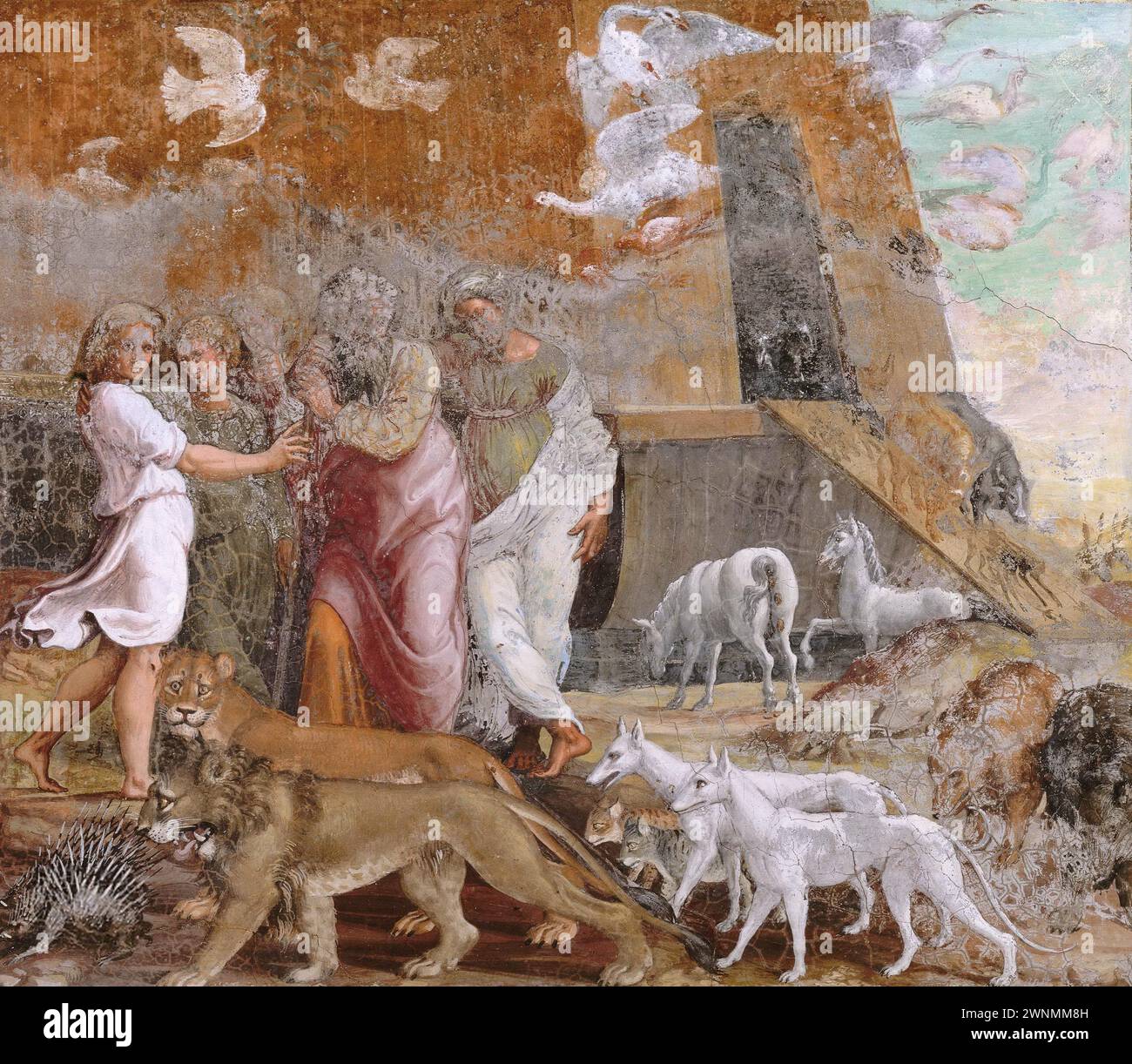 The Ark on Mount Ararat, The Vatican loggias (Italian: Logge di ...