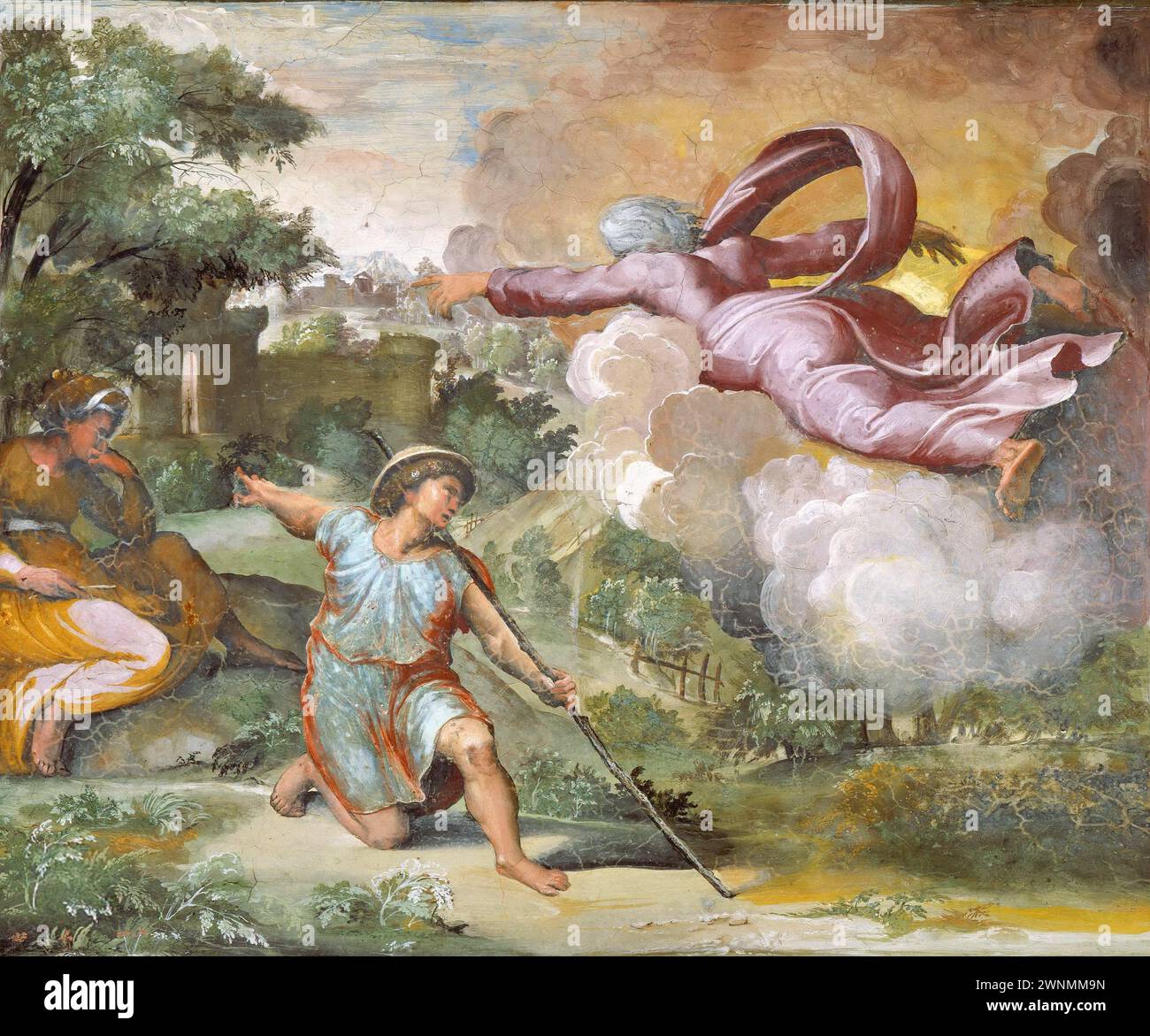 God and Isaac , The Vatican loggias (Italian: Logge di Raffaello) space ...
