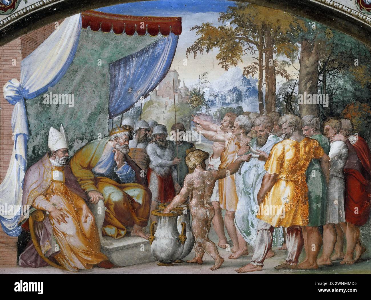 The Dividing of the Land Among the Tribes, The Vatican loggias (Italian ...