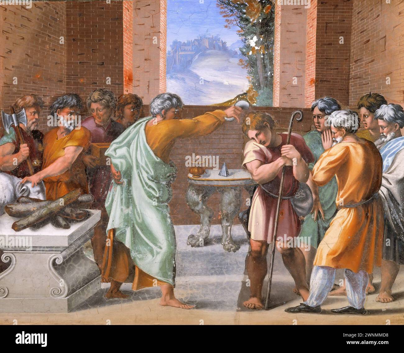 Samuel Anointing David, The Vatican loggias (Italian: Logge di ...