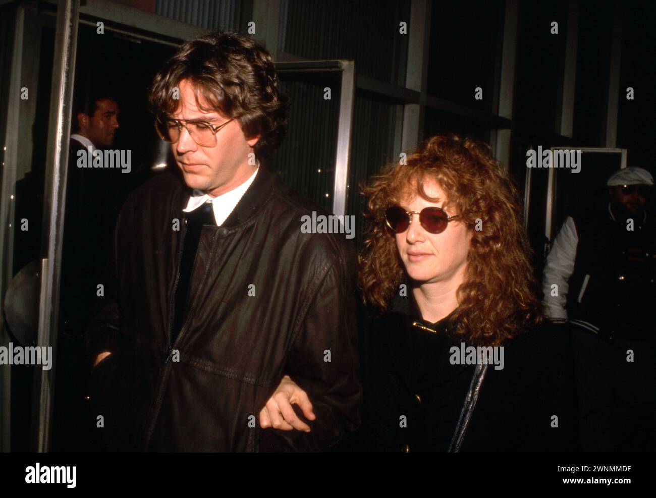 Timothy Hutton and Debra WInger at a Memorial Service for Hal Ashby on December 30, 1988 at ...