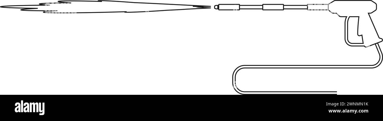 High pressure water gun icon vector illustration design Stock Vector ...