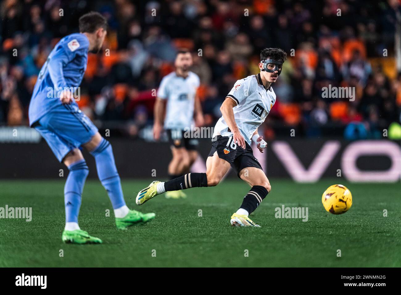 Diego Lopez of Valencia during the Spanish championship Liga football ...