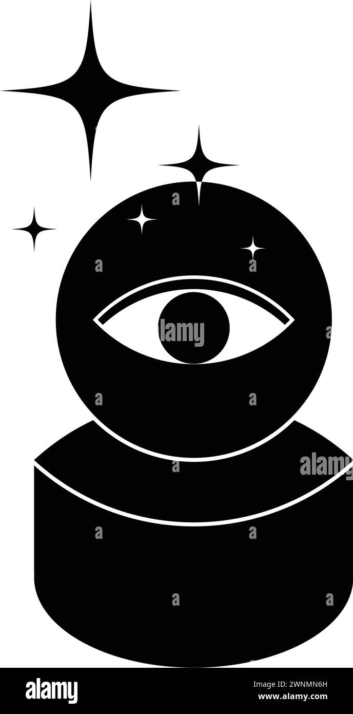 Magic crystal fantasy Stock Vector Images - Alamy