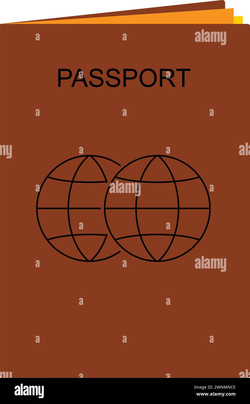 Passport photo page Stock Vector Images - Alamy