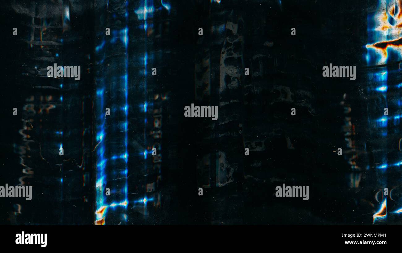 Old film overlay glitch texture stain dust scratch Stock Photo - Alamy