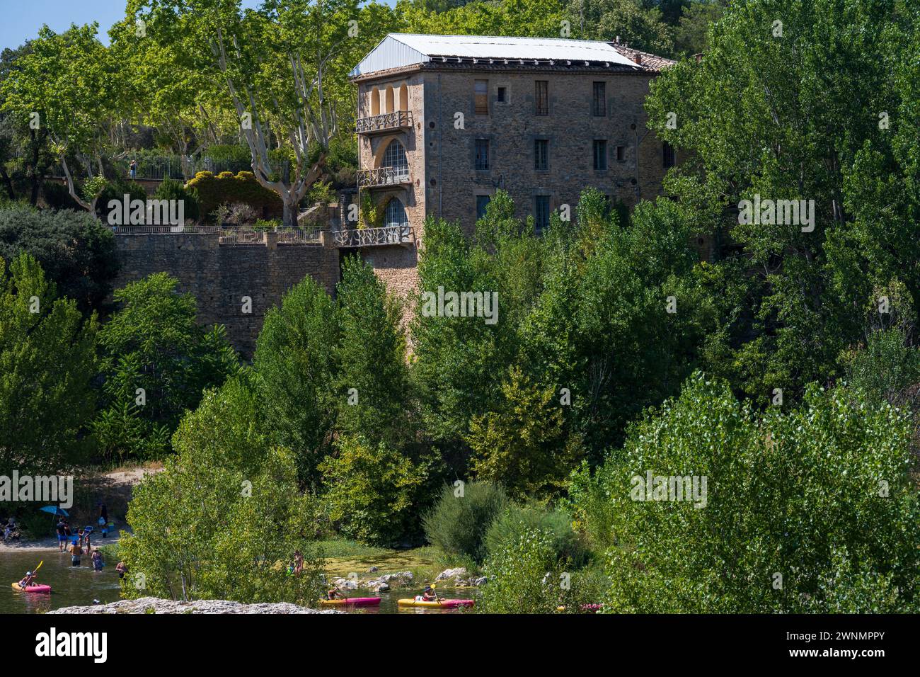 Avignon, France -- August 29, 2023. A photo of a house by the famous ...